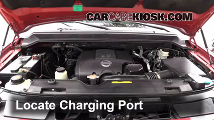 How to Add Refrigerant to a 2004-2010 Infiniti QX56 - 2005 Infiniti QX56 5.6L V8